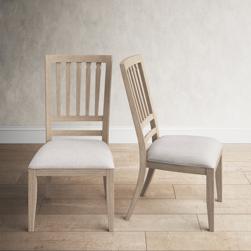 Framingham Upholstered Slat Back Side Chair | Birch Lane Framingham Upholstered Slat Back Side Chair | Birch Lane